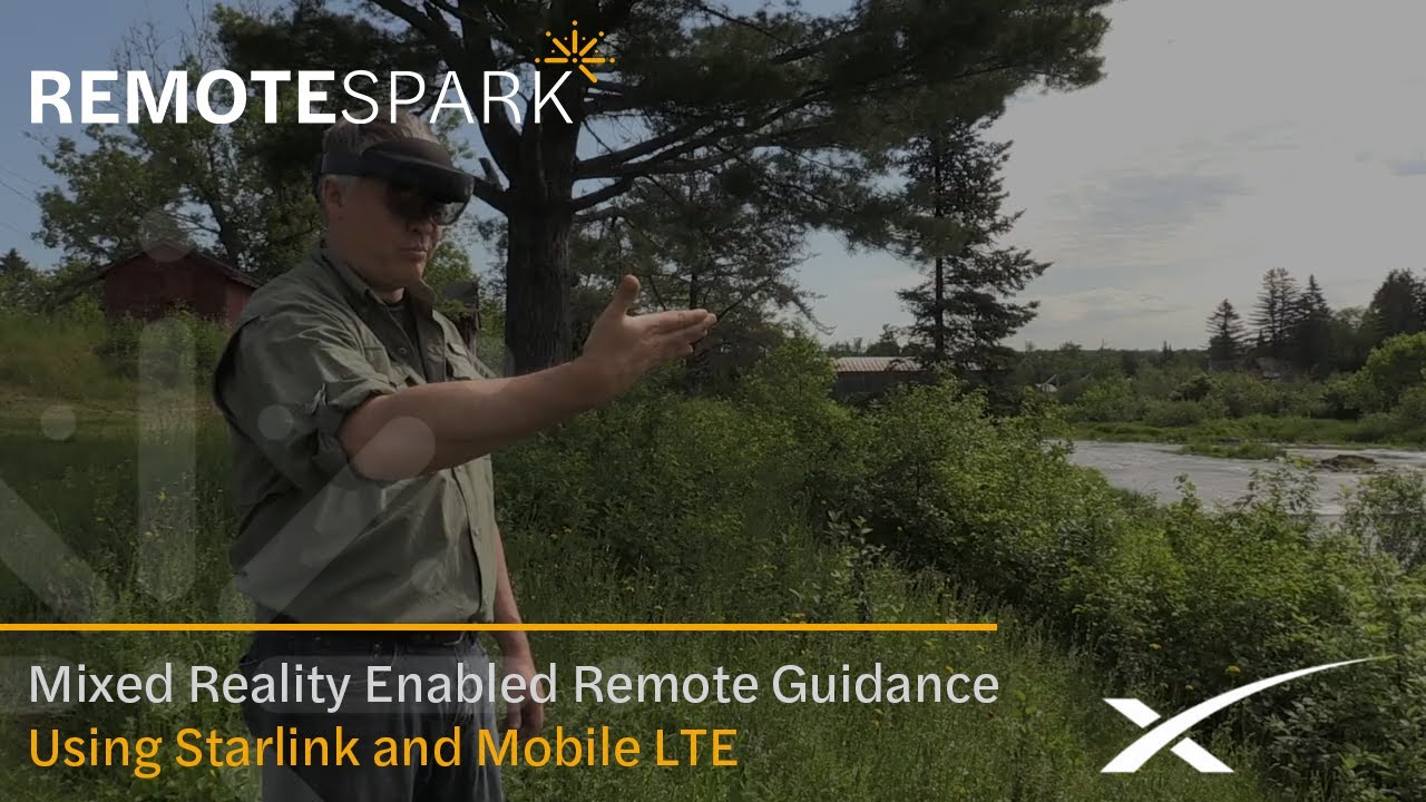 RemoteSpark Connection Via Starlink | MR-Enabled Remote Guidance Using ...