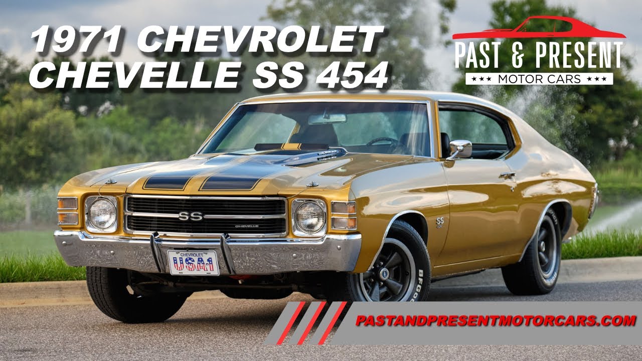 1971 Chevelle SS 454 Placer Gold Black Auto HT 125623 - YouTube