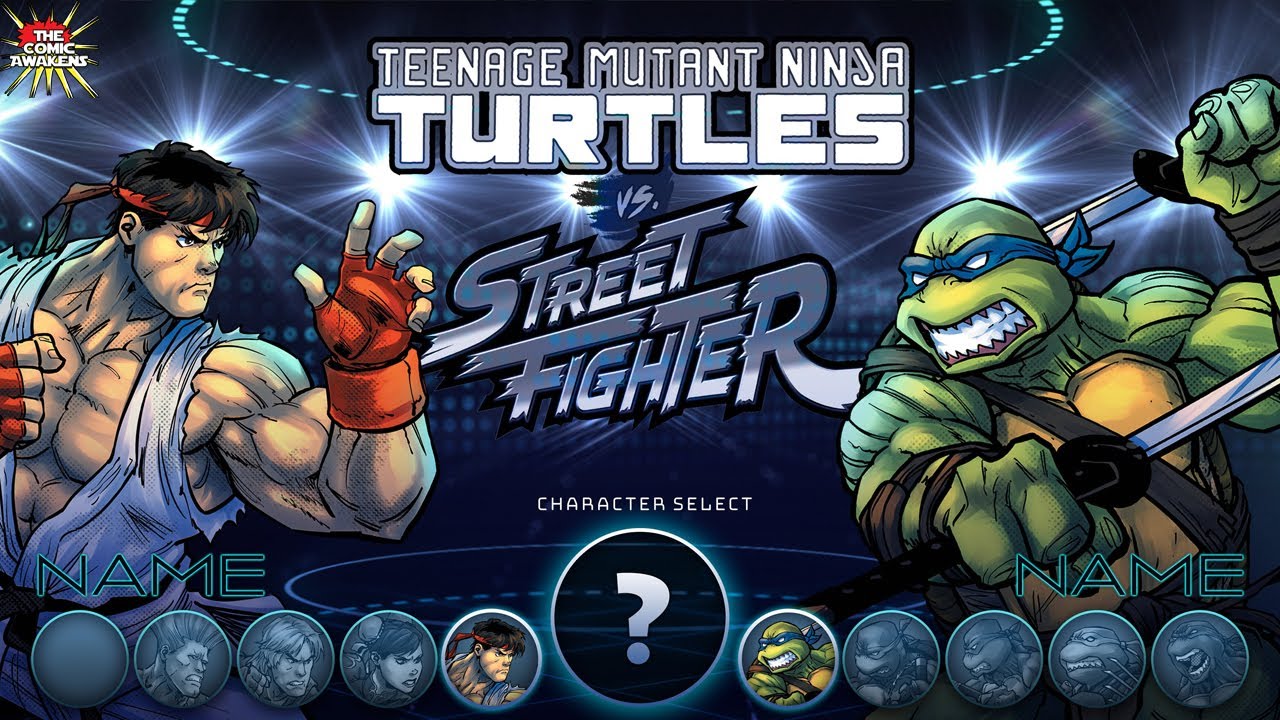 TMNT vs Street Fighter | Historia Completa - YouTube