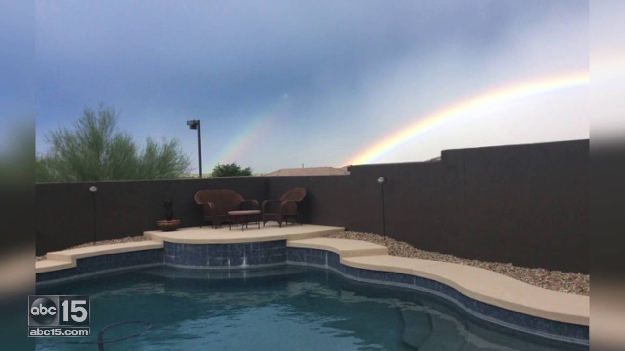 Double rainbow in Phoenix, Arizona - YouTube