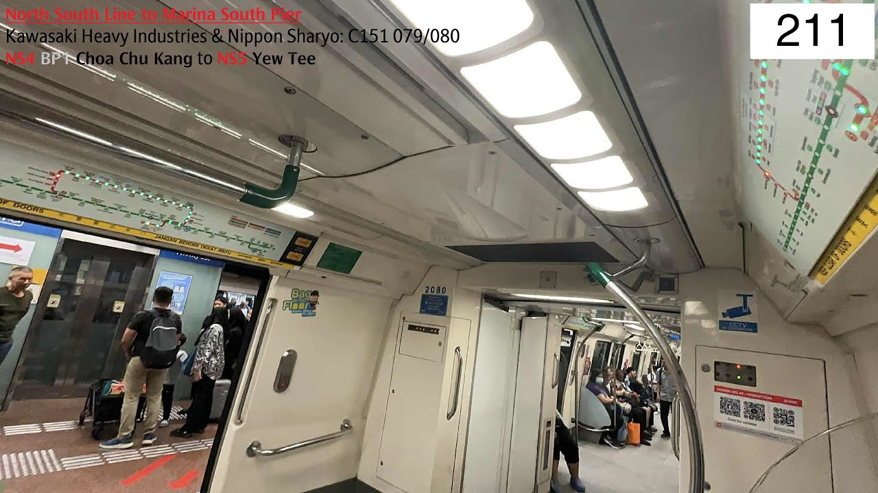 ⁴ᴷ [New Disruption poster] SMRT Trains, NSL Train Ride [CCK → Yew Tee ...