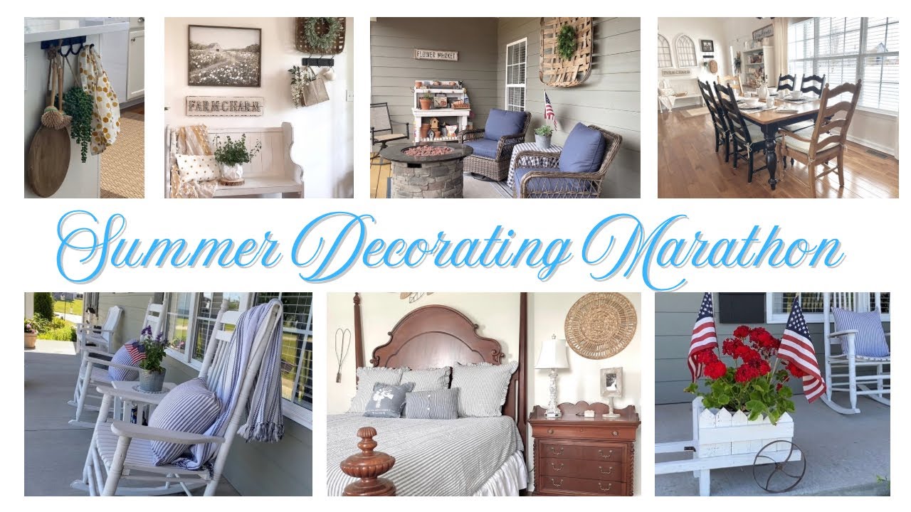 *NEW* 2025 DECORATE WITH ME EARLY SUMMER DECORATING IDEAS MARATHON ...