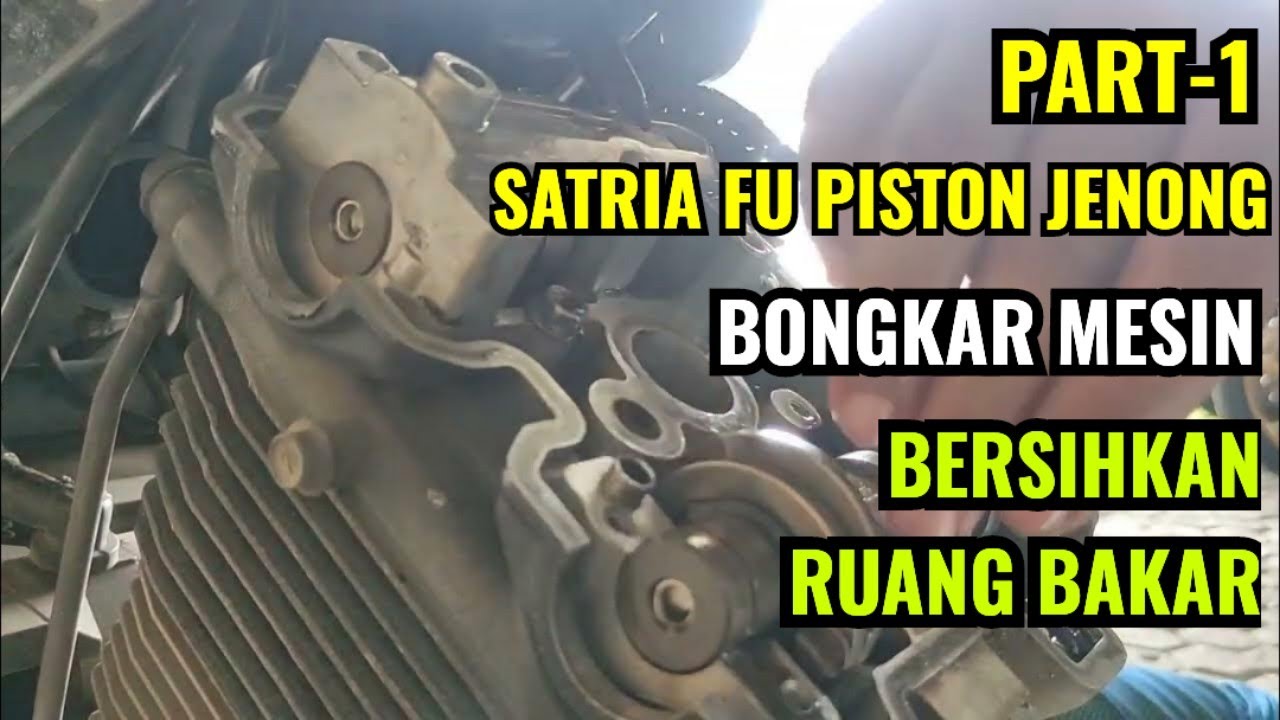 SATRIA FU COBA PISTON SEMI JENONG OS 50 PART-1 - YouTube