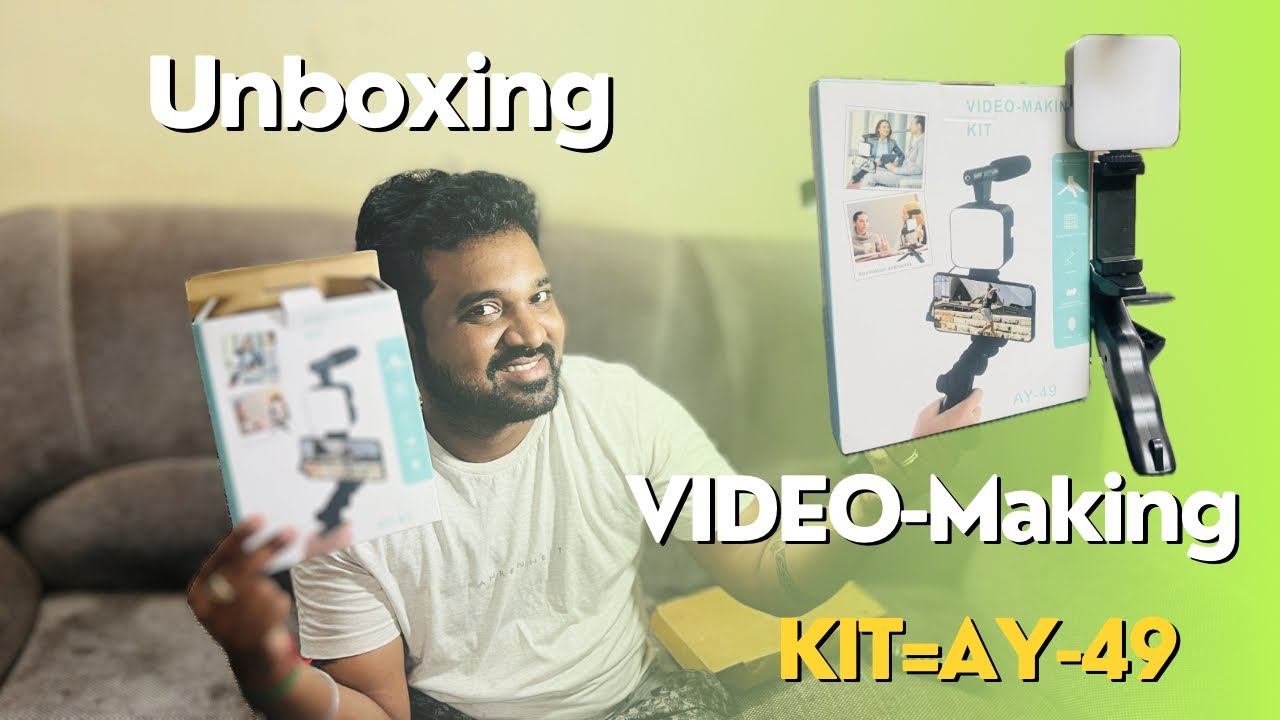 Video Making Kit || Mobile Vlogging Kit & YouTube Setup For Creators ...