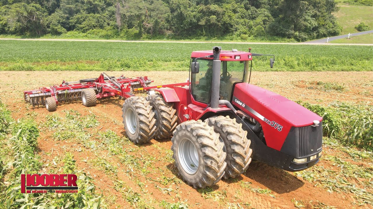 Parker Farms Case IH 475 Speed Tiller & Case IH STX375 Steiger - YouTube