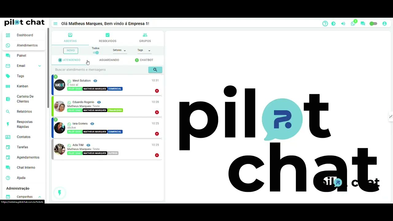 Apresentação Rápida do Pilot Chat - YouTube