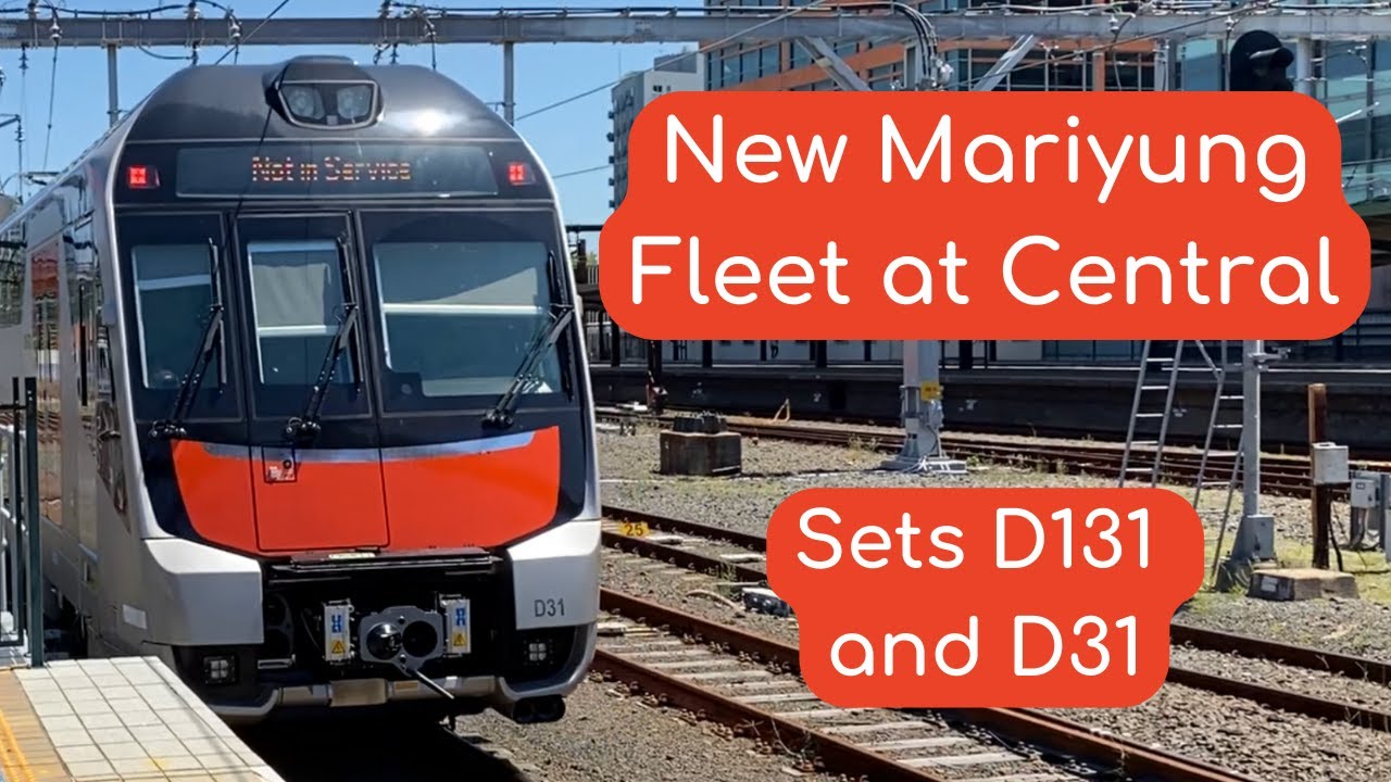 Kaelan's Trains Vlog 96: New Mariyung Fleet at Central | Sets D131 and ...