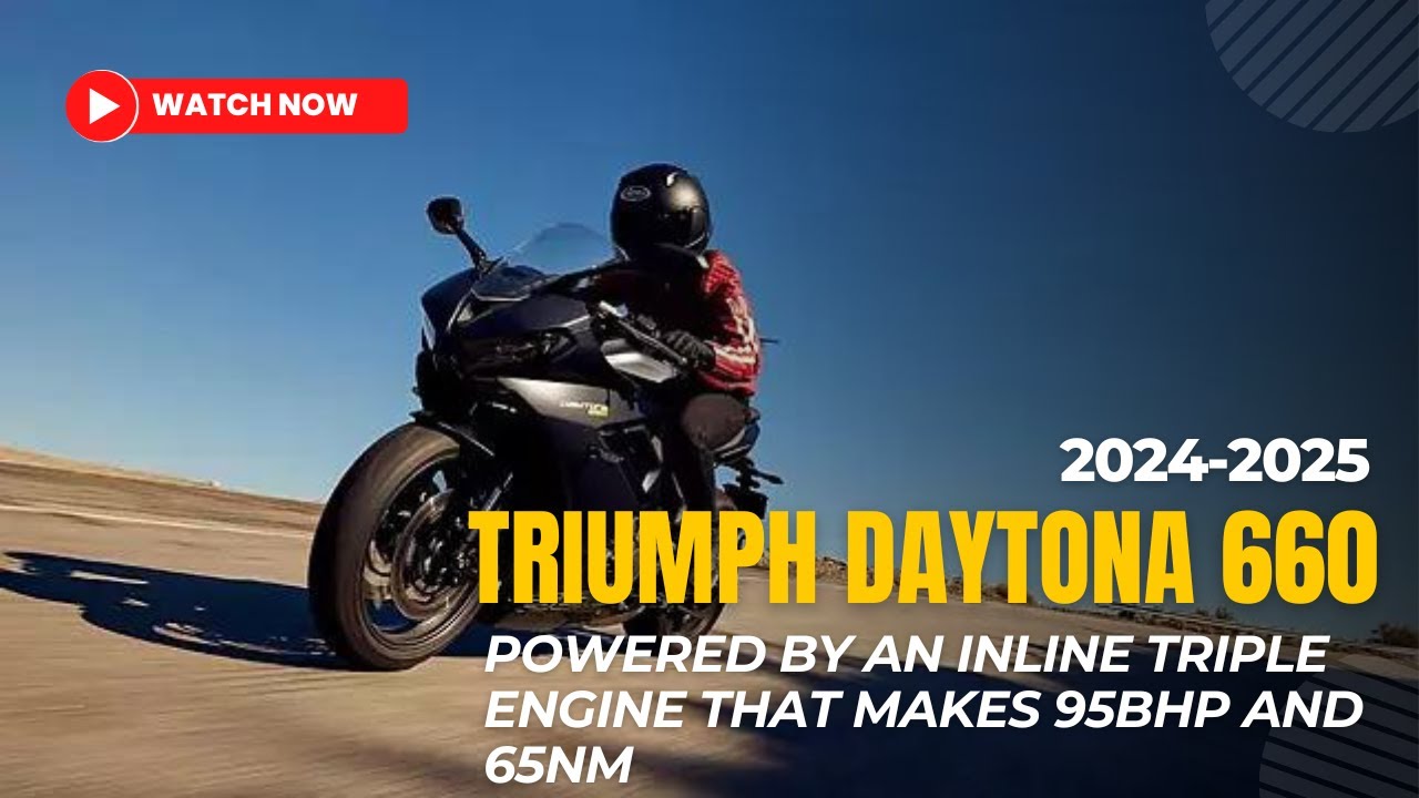 All-New 2024 Triumph Daytona 660 Powered by an inline triple engine ...