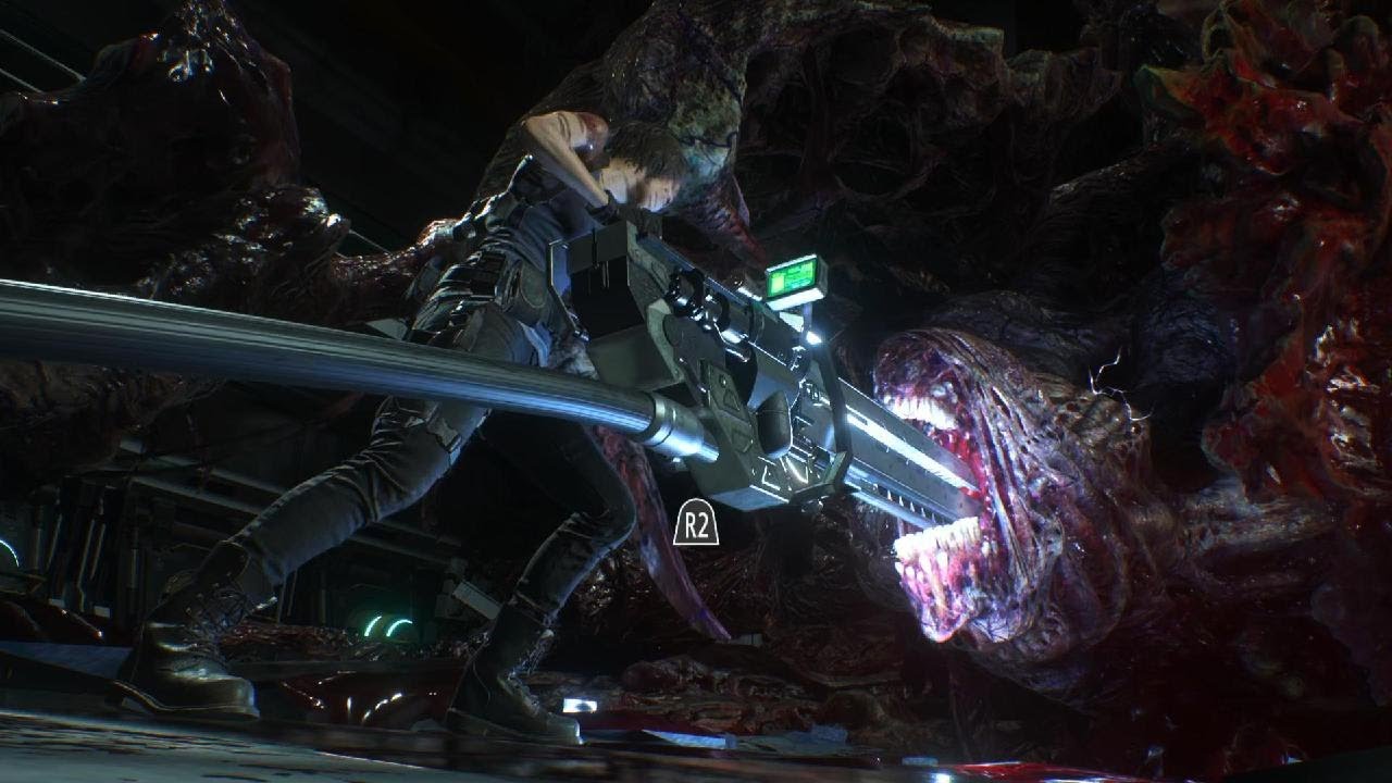 RESIDENT EVIL 3_nightmare Nemesis final fight - YouTube