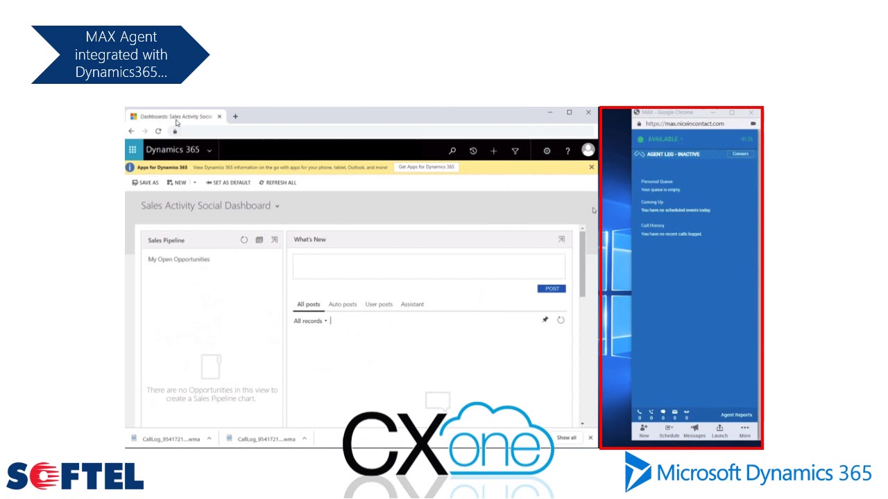 SOFTEL Communications | CXone | Dynamics365 Integrations - YouTube