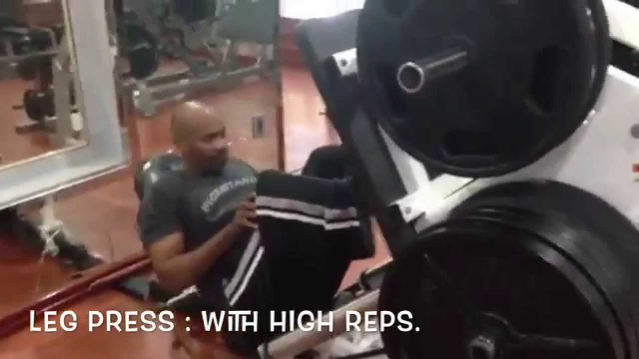 High Volume Leg Press Workout - YouTube