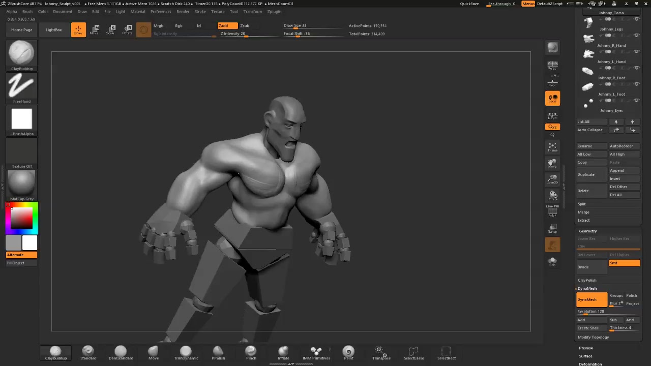 Character Block-out & Sculpt in Maya 18 - Z-Brush (core) PT-2 21/02/18 ...