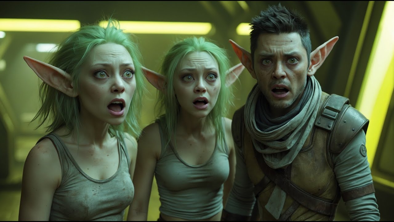 Two Alien Girls Begin Their Meeting—Until They Found Human Soldier Him ...