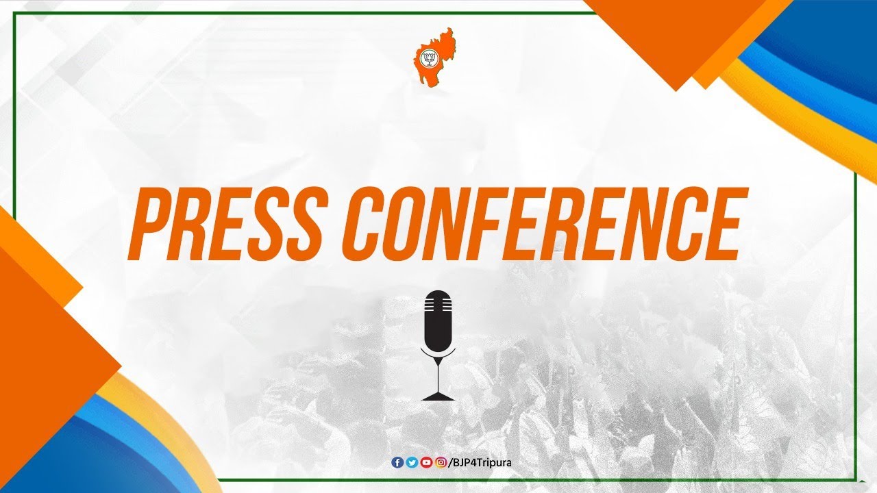 Press Conference At BJP Tripura State Party Office, Krishnanagar. - YouTube