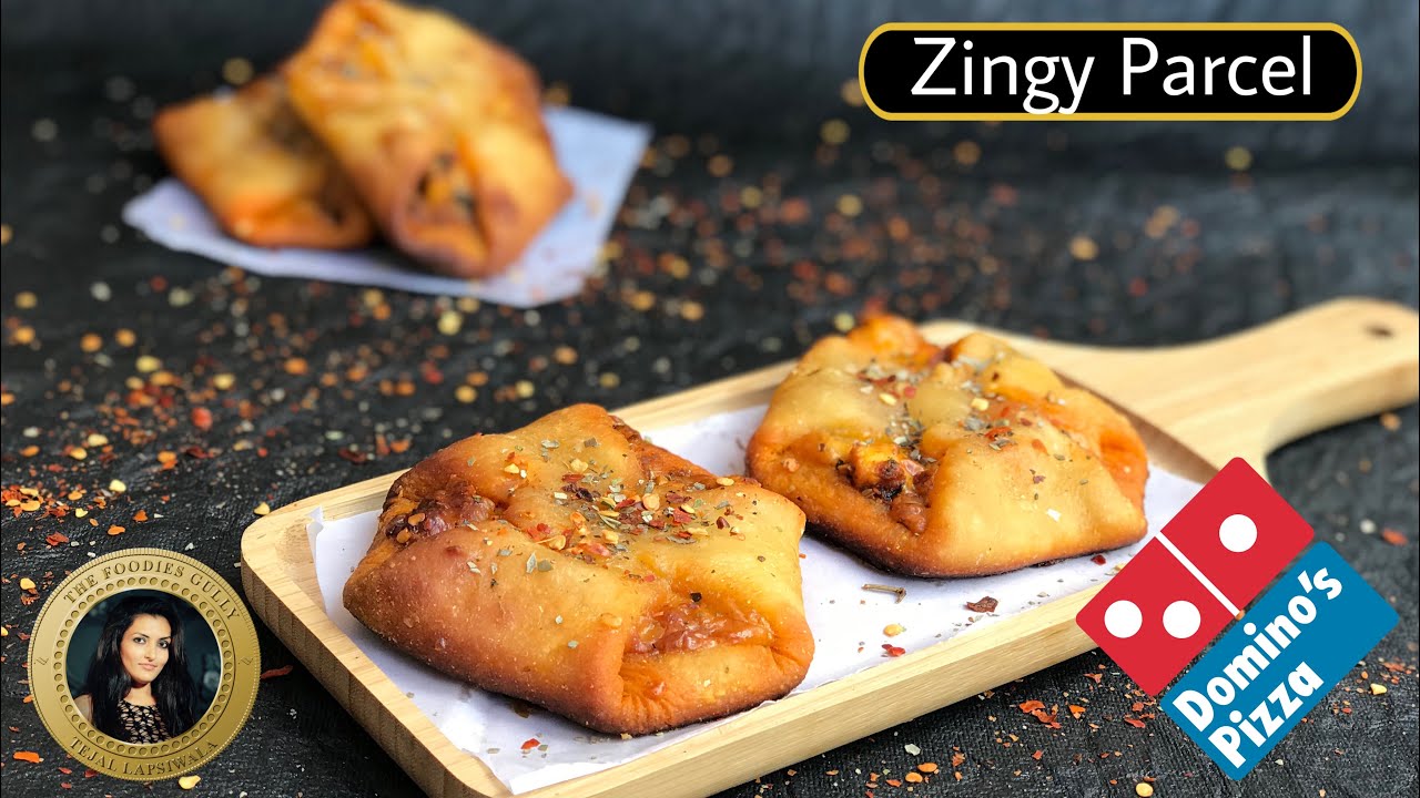 Veg Zingy Parcel | Domino’s style Paneer Zingy Parcel |ड़ोनिमोज़ जैसा ...