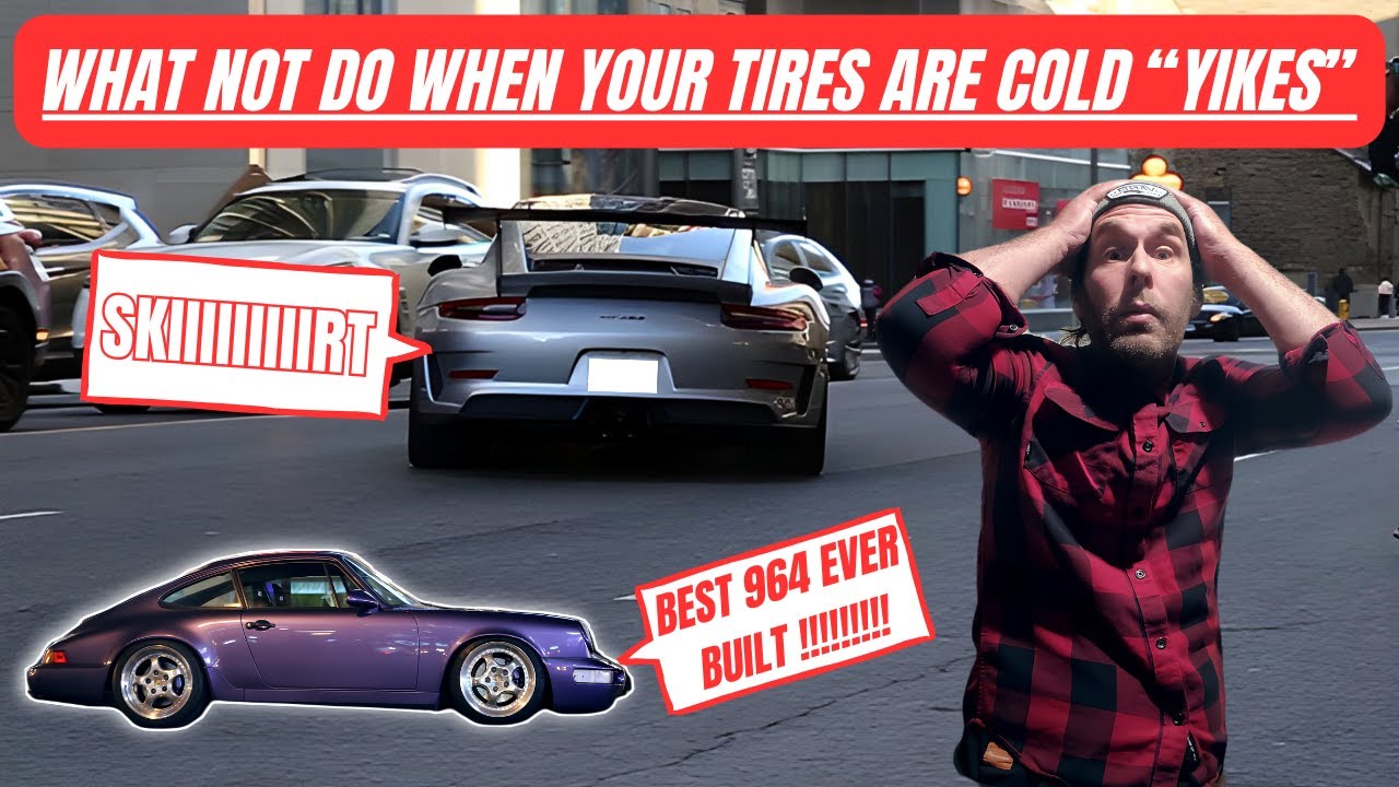 WHAT NOT TO DO WITH COLD TIRES: GT3RS GETS SIDEWAYS & ALMOST CRASHES ...