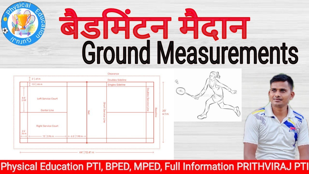 Badminton Ground Measurements । Full Information Badminton Court ...
