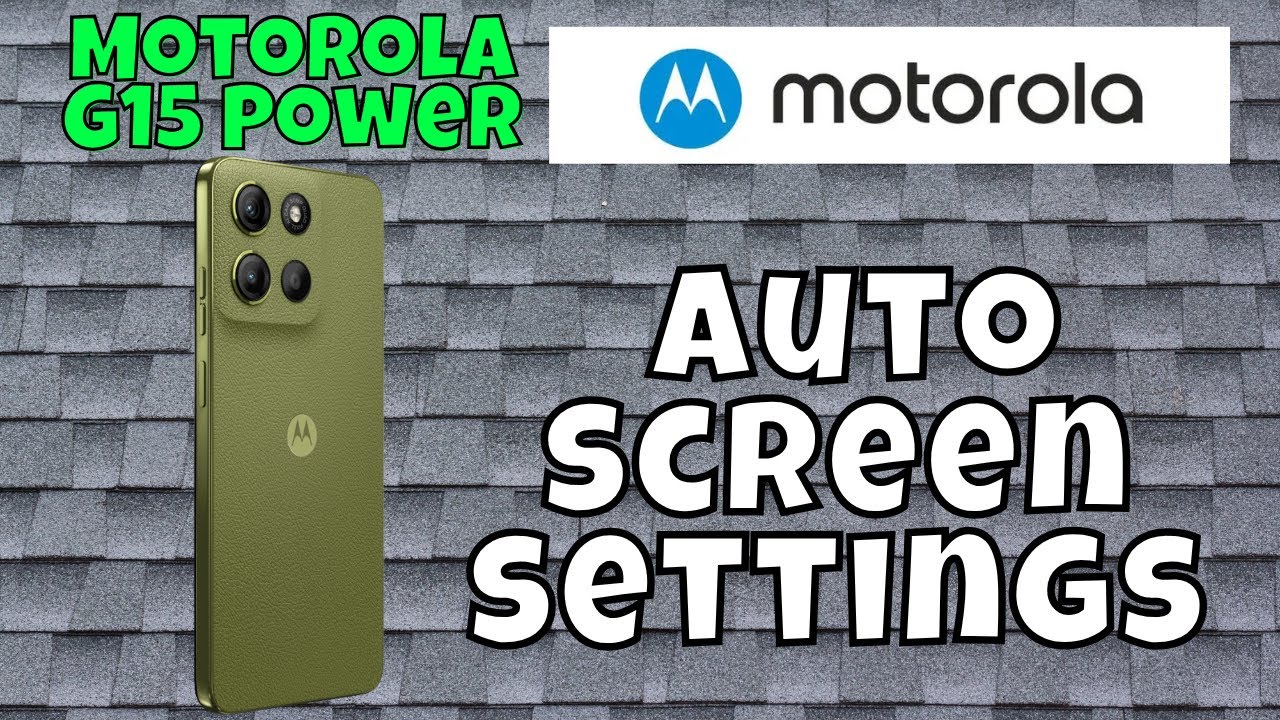 Auto Rotate Screen Motorola G15 Power || How to use auto screen || Auto ...