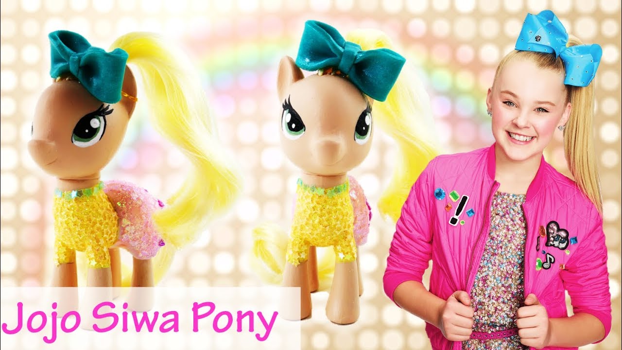 Jojo Siwa as My Little Pony - My Little Pony Custom Tutorial - YouTube