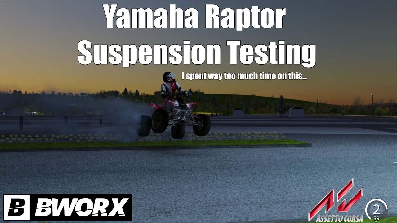 BWORX Yamaha Raptor Street Quad Testing - SEMETIN && Pudsey | WIP ...