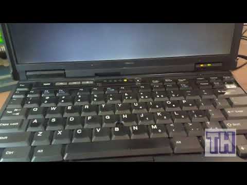 desbloquear la BIOS de IBM t21 - YouTube