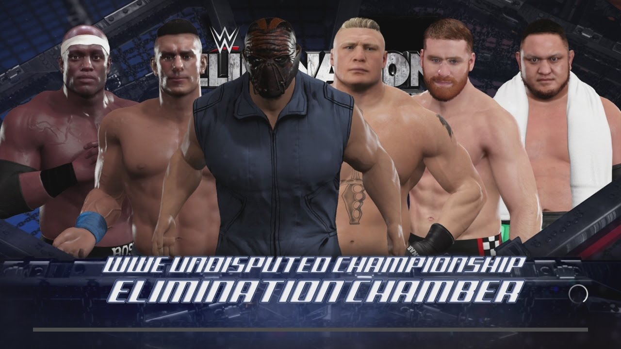 WWE 2K17 - Matanza vs. Brock vs. EC3 vs. Zayn vs. Samoa Joe vs. Lashley ...