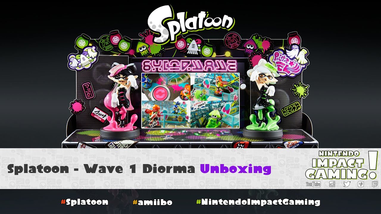 Splatoon - Wave 01 Diorama Unboxing - YouTube