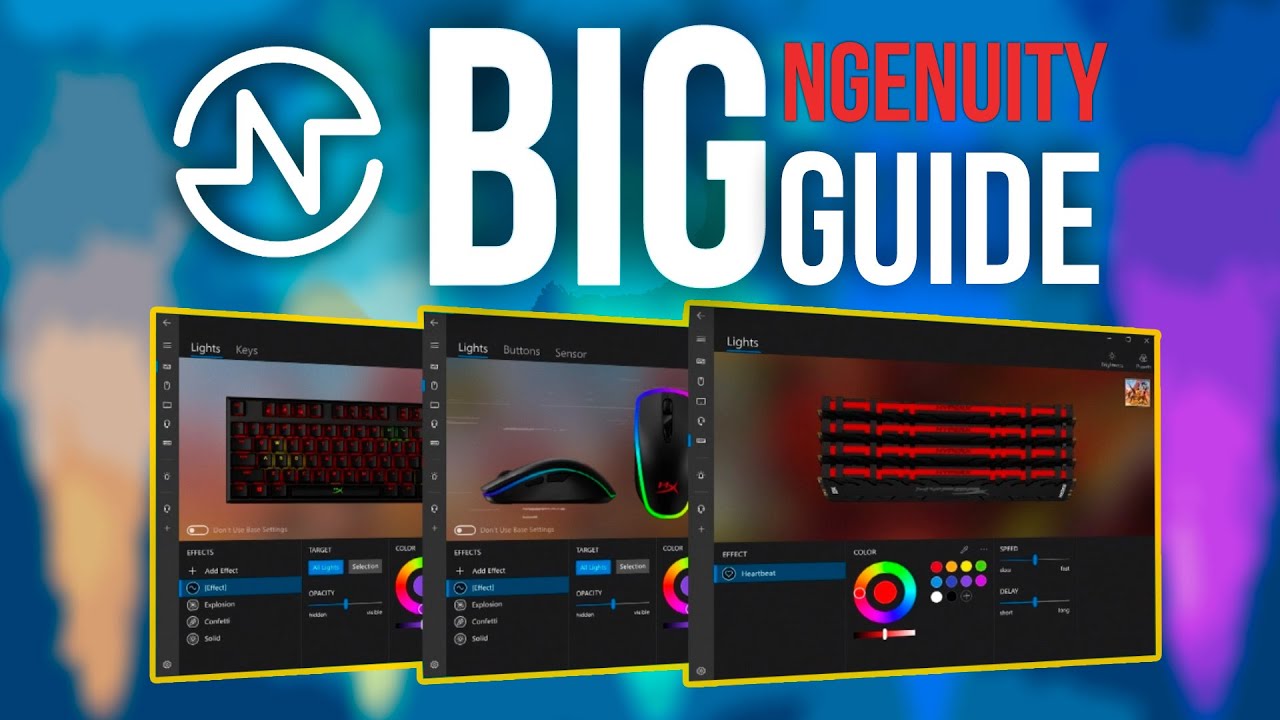 ПОЛНЫЙ РАЗБОР И НАСТРОЙКА ПРОГРАММЫ NGENUITY - YouTube