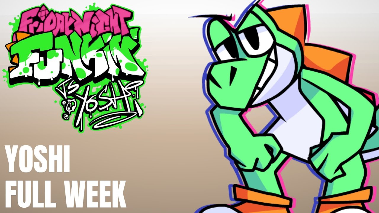Friday Night Funkin V.S. Yoshi Full Week Mod! - YouTube
