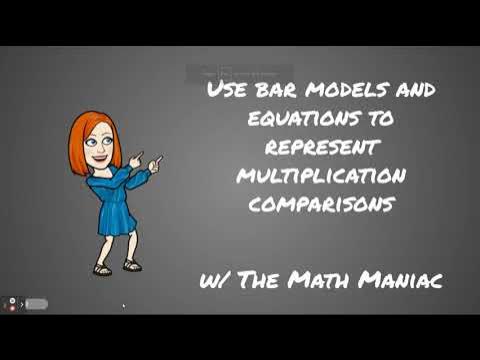 Bar Models for Multiplication Comparisons - YouTube