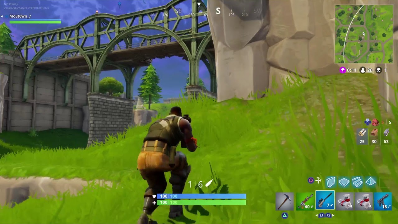 Fortnite Bush Headshot* - YouTube