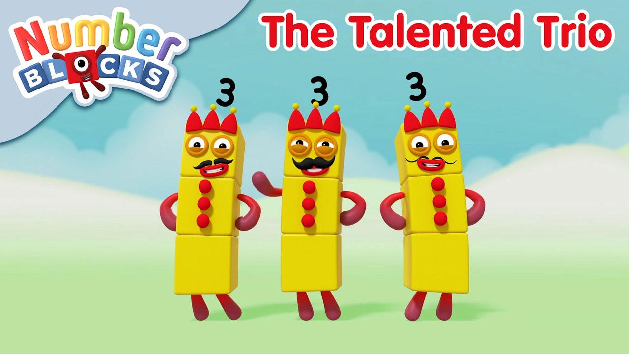 @Numberblocks - The Talented Trio! | Learn to Count - YouTube
