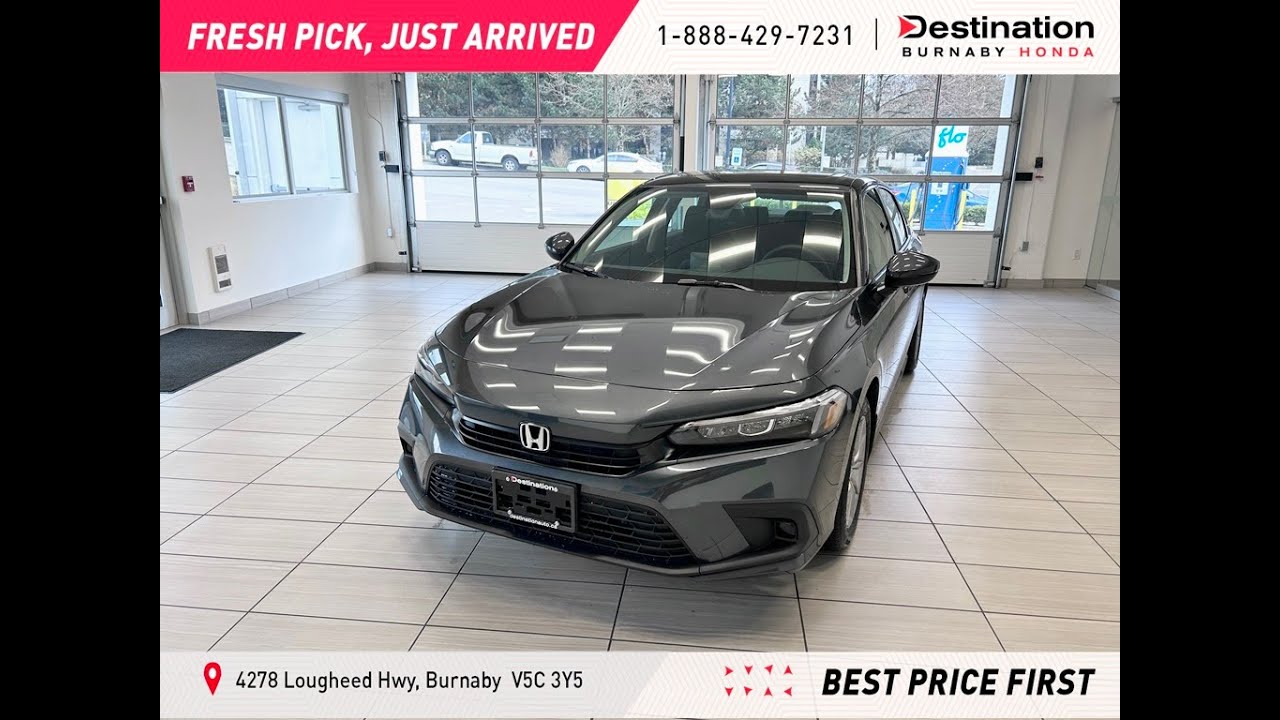 2024 Honda Civic EX - Meteoroid Grey - YouTube