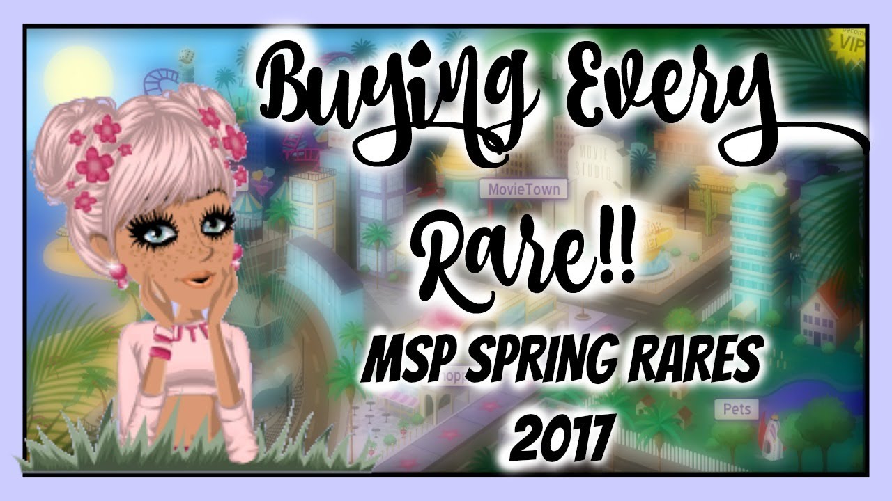 Buying EVERY Rare Challenge! | MSP Spring Rares 2017 - YouTube