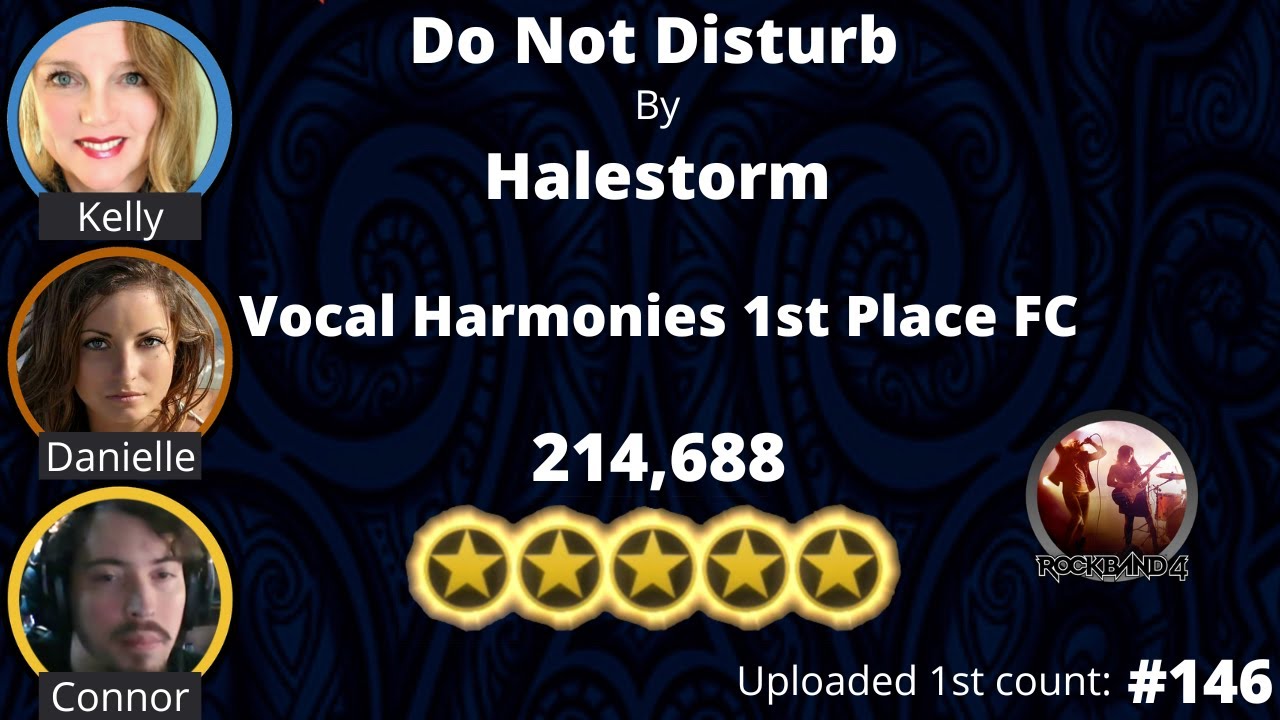 Do Not Disturb by Halestorm Vocal Harmony 1st Place FC - YouTube