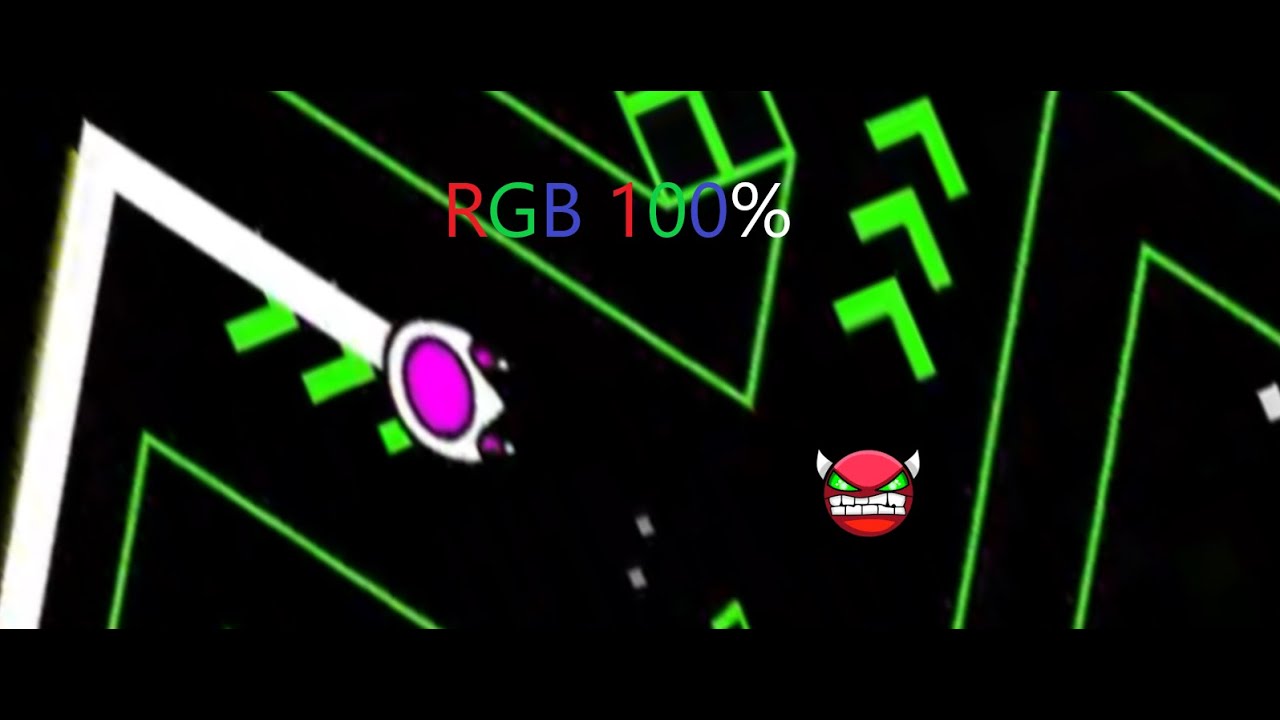 RGB 100% | Geometry dash (HARD DEMON) - YouTube