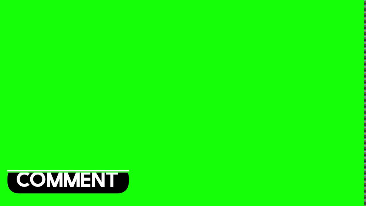 Comment Green Screen Animated Overlay Youtube