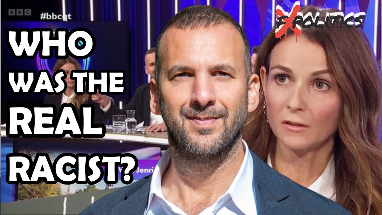 Zack Polanski calls out "white faces" Robert Jenrick on Question Time ...