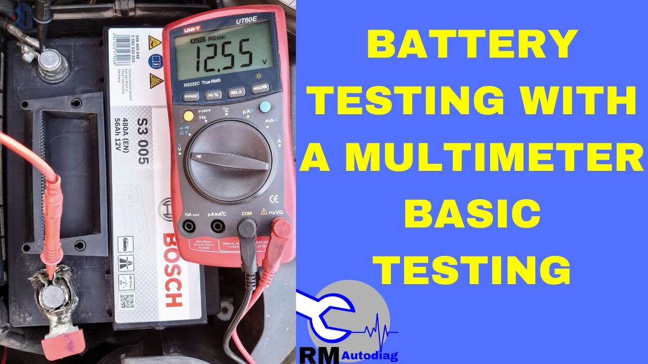 How To Test A Car Battery With A Basic Multimeter YouTube how-to-test-a-car-battery-with-a-basic-multimeter-youtube