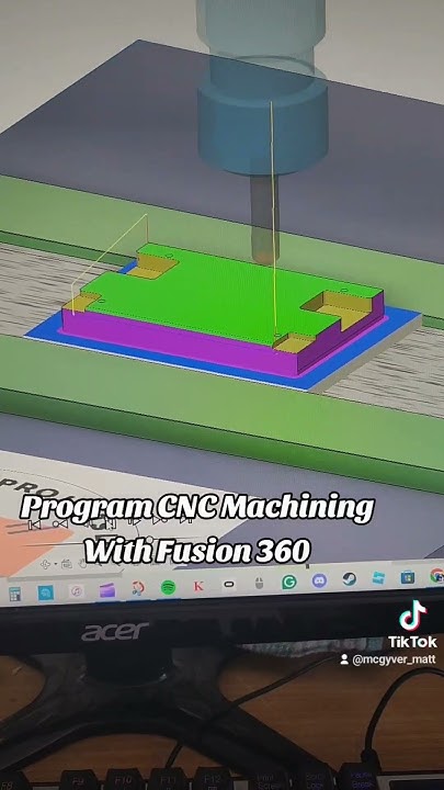 CNC Machining on Fusion360 #milling #millingmachine #fusion360 www.machineryprojects.com - YouTube