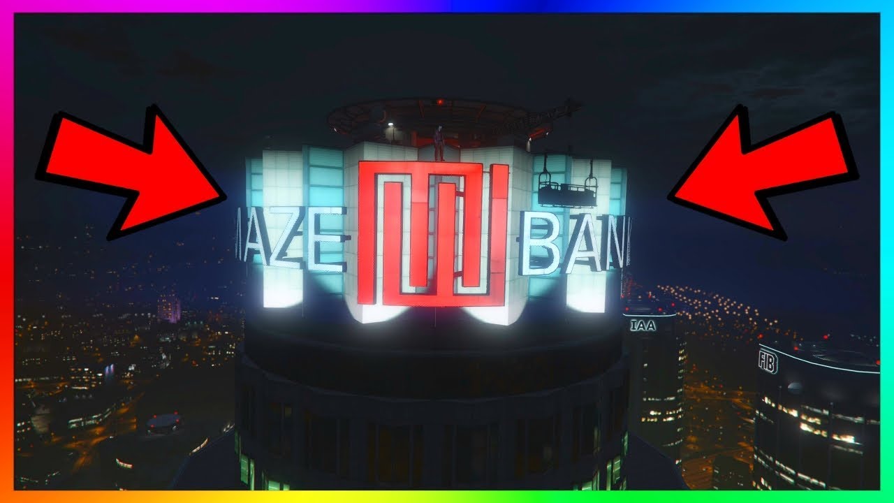 GTA 5 Online - Secret MAZE BANK Tower Wallbreach | PS4/Xbox One/PC (GTA ...