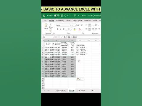 Match GST Portal Data With My Record in Excel | Match Two Workbook Data ...