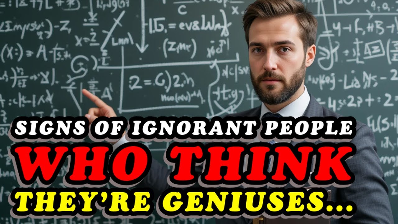 12 Signs of Ignorant People Who Think They’re Geniuses | Traits of ...