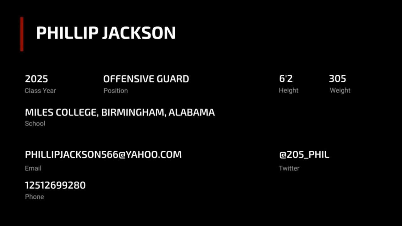Phillip Jackson (2025, Offensive Guard) - YouTube