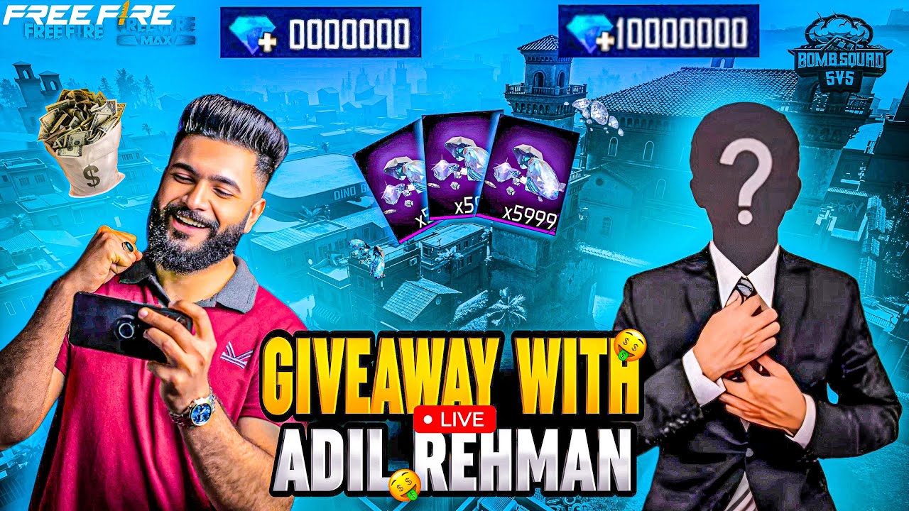 Giveaway with Adil Rehman to All My Subscribers - Garena Free Fire ...