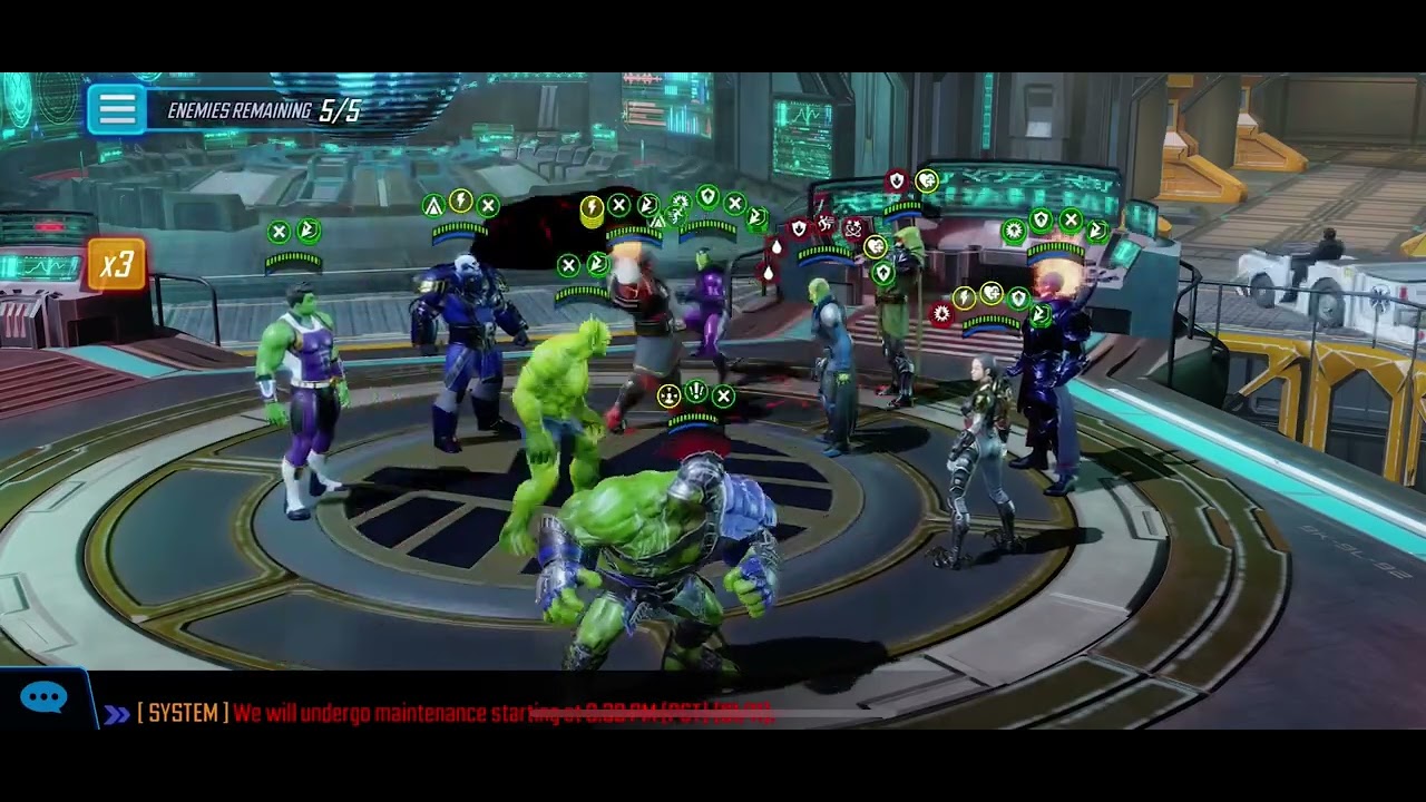 War - Gamma Apoc vs Skrull Doom Dorm Kes Fury - YouTube