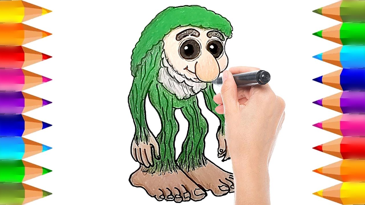 Dibuja y Colorea a Prr Prr Patapim | Dibujos para niños - YouTube