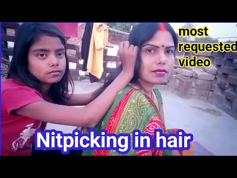 Nitpicking in my hair //most requested video - YouTube