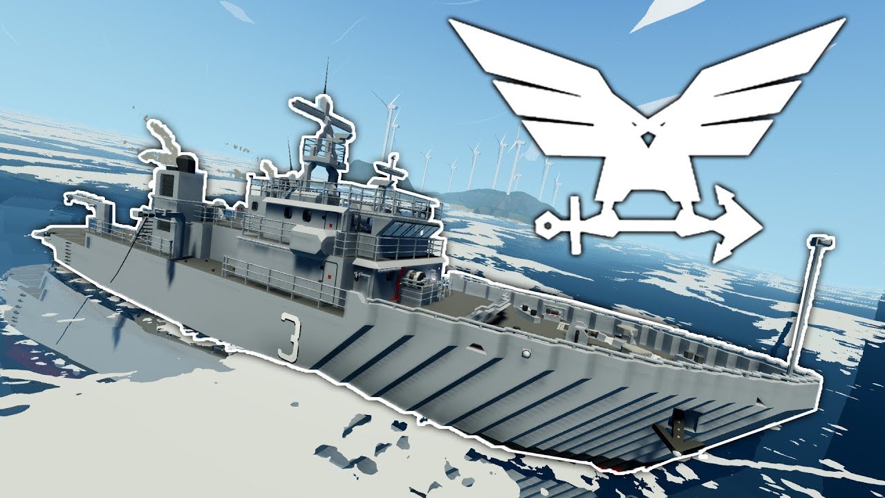 Tsunami VS Warship - Stormworks: Build and Rescue - HMAS JAMES - YouTube