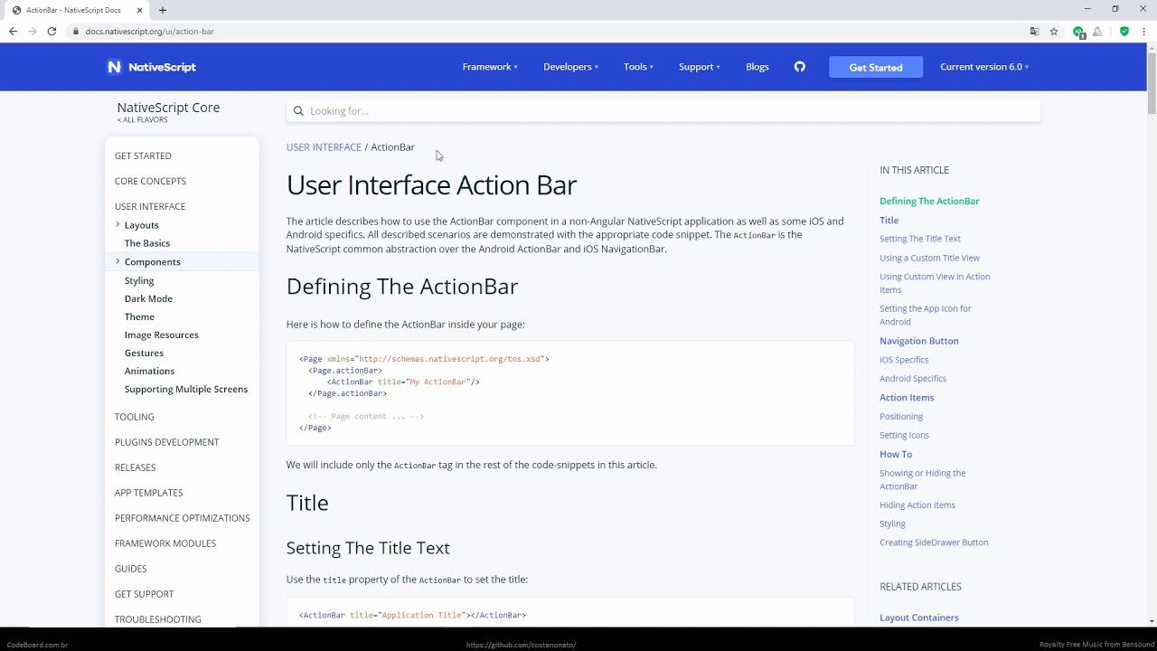 Curso De Angular Nativescript Aula 7 Criando A Página Sobre O App Aboutcomponent Youtube